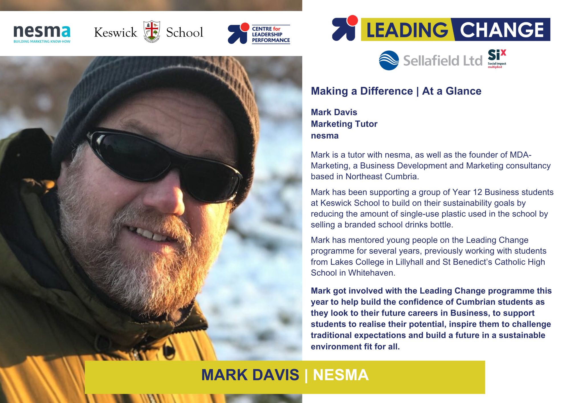Leading Change: Mentor Profile | Mark Davis - Centre for Leadership ...